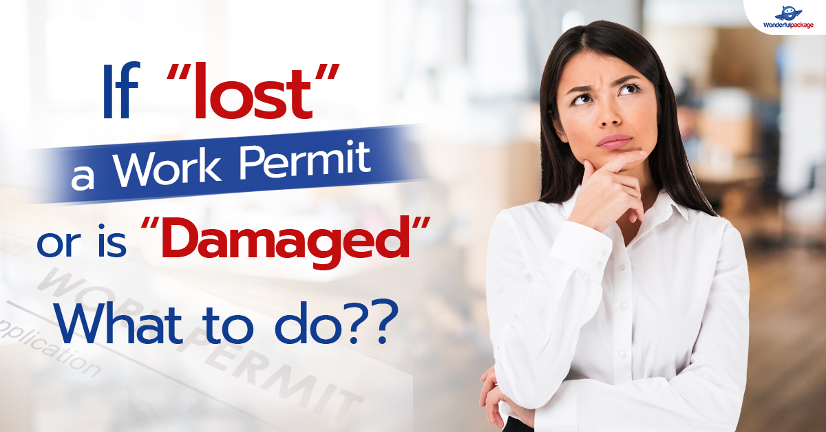 If lost a Work Permit or is damaged, what to do?